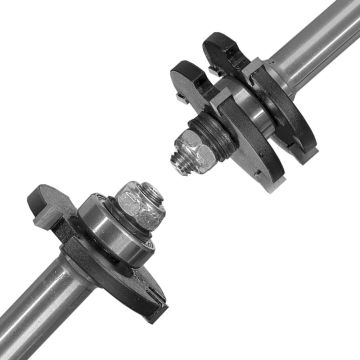 Quality Exquisite industrial tools 2 Pcs TCT Router Bit Set Tongue And Groove Router for sale