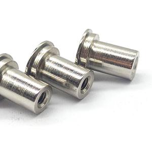 Quality High Precision Hollow CNC Turning Parts Flat Head Rivet Nut Anodized Surface for sale