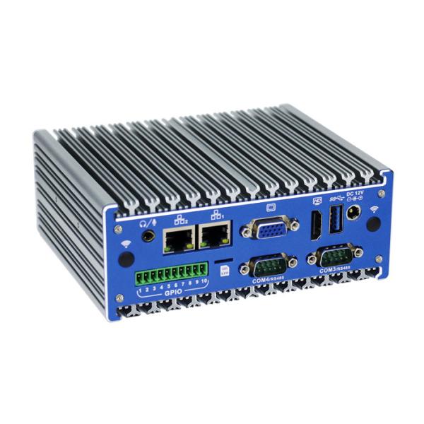 Quality X86 Intel Celeron J1900 Dual LAN 2 RS485 Embedded Mini Pc For Kiosk for sale