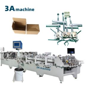 Quality CQT 900YG-2 Pre-Folded Bottom Lock 4 6 Corner Automatic Folder Gluer Machine for for sale