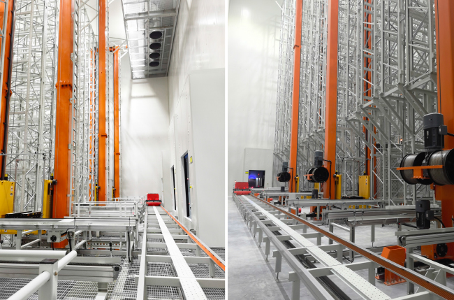 Cold Storage Warehouse Pallet Stacker Crane ASRS Logistics Center Automatic Storage And Retrieval System