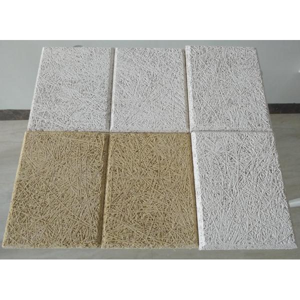 Quality Parallelogram Interior Wood Wool Acoustic Panel Soundproof Board for sale