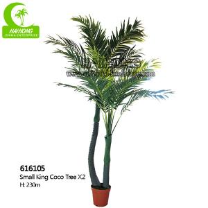 Quality Large Size 230cm Artificial Coconut Tree For Theme Park Decoration for sale