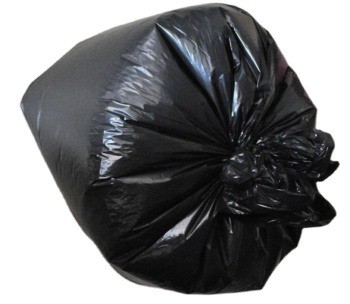 Quality Large Portable HDPE Plastic Bin Liner Trash Bags Made from Recycled Materials for sale