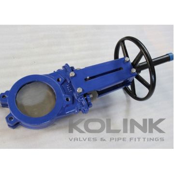 Quality Ductile Iron Wafer Knife Gate Valve Resilient Seated Rising Stem 2" - 48" for sale