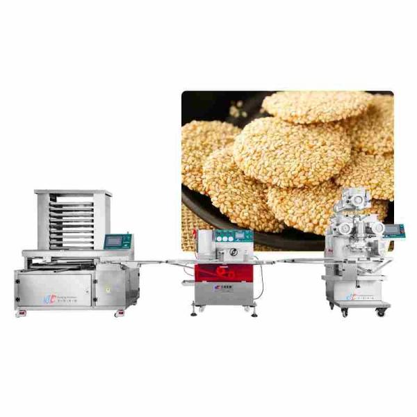 Quality Puff Pastry Cookie Encrusting Machines Used In Biscuit Factory for sale