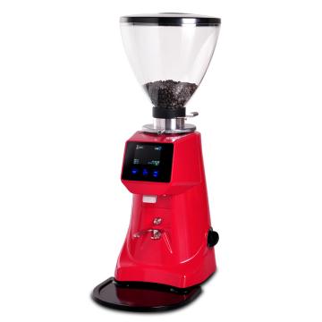 64mm Flat Burr Electric Commercial Turkish Coffee Grinder Aluminum Alloy