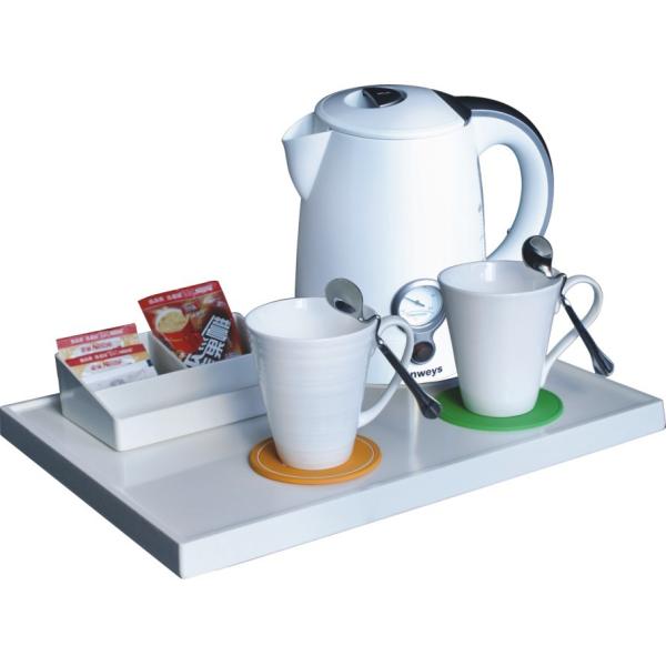 Quality Guestroom Hospitality Welcome Trays Melamine CCC CE certificated for sale