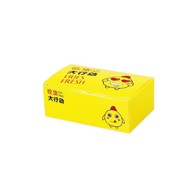 Quality CMYK Disposable Fried Chicken Boxes Kraft Food Containers Packing OEM for sale