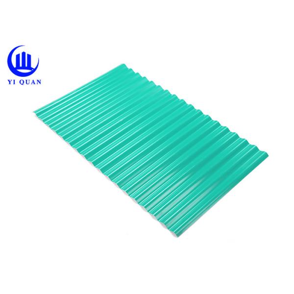 Quality Plastic Corrugated Tinted Plastic Roofing Sheets / Spanish Tile Roof for sale