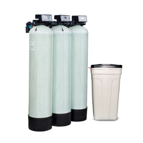 Quality Automatic Industrial Water Softener System 5-100 T/H FRP Tank for sale