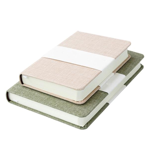 Quality A5 Hardcover Journal Printing , cloth fabric Hardbound Journal Notebook for sale
