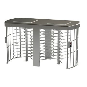 Quality Double Sides Solenoid Locking Mechanism Full Height Turnstile Semi auto Rotating for sale