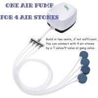 China 250GPH Fish Aquarium Air Pump For 600 Gallon Tan factory