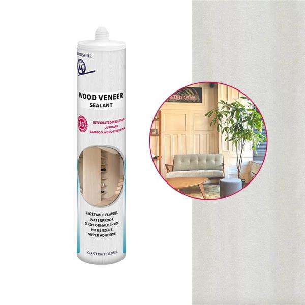 Quality MH Wood Veneer MS Polymer Sealant Elastomeric Waterproof Neutral Silicone RTV Adhesion Sealant for Wood Panel Construction for sale