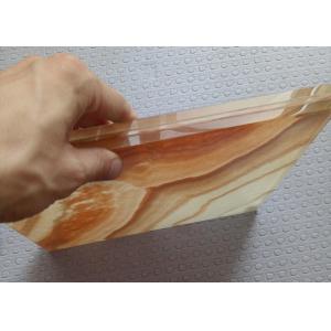 Quality Natural Onyx Marble Layer Low Iron Laminated Glass for sale