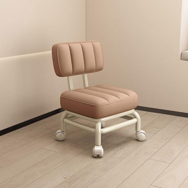 Quality Universal Wheels Small Stool With Backrest For Children Household for sale
