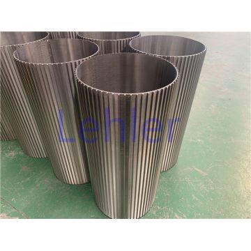 Quality Lehler Wedge Wire Screen Cylinders , Vertical Wire Screen Circular Support Rod for sale