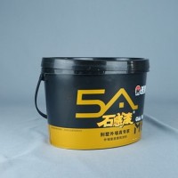 Quality 20L 5 Gallon Oval Plastic Bucket with Lid and Custom Screen Printing for sale