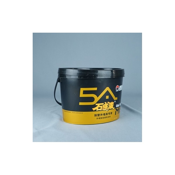 Quality 20L 5 Gallon Oval Plastic Bucket with Lid and Custom Screen Printing for sale