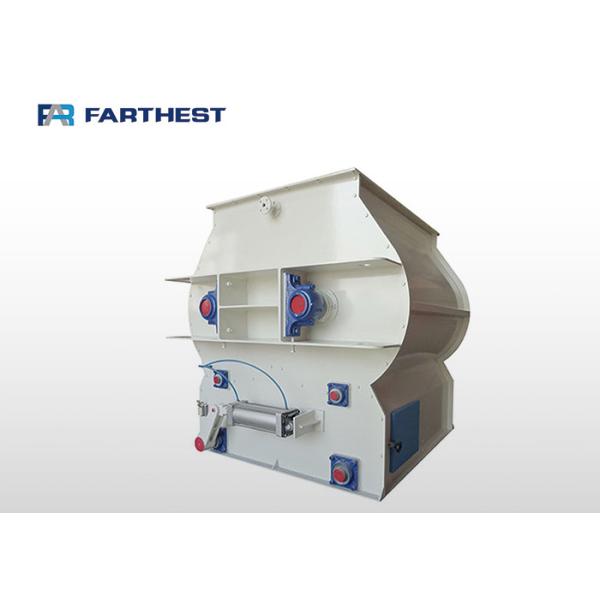 Quality Double Shaft Livestock Feed Grinder Mixer For Pellets Powder Materials for sale