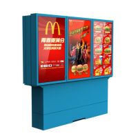Quality Floor Type Double Sided Lcd Display Wifi /3G/4G/5G Network Support for sale