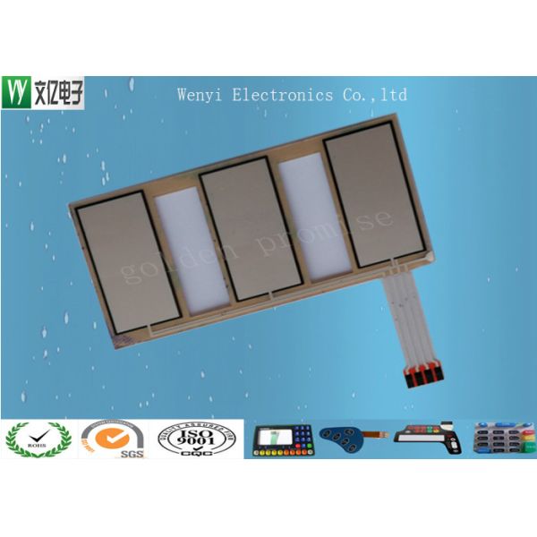 Quality Touch Force Sensor Membrane Touch Switch / PET Membrane Switch Keypad for sale