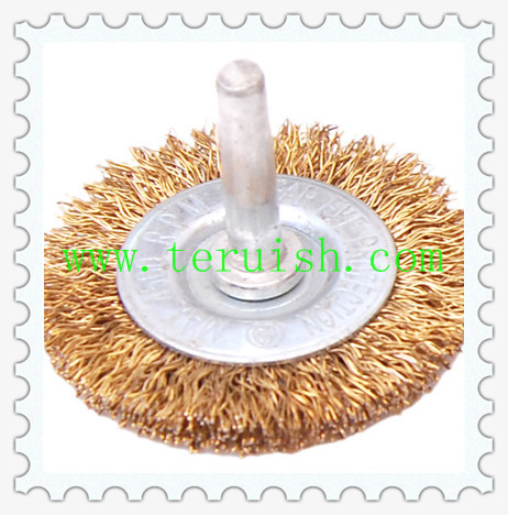 Quality Crimped Wire Rod & Flat  Wheel Brushes TR103 for sale