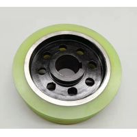 Quality Escalator Handrail Drive Friction Wheel 135 X 36  PU / Rubber Tire for sale