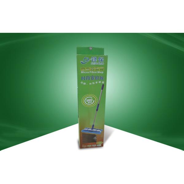 Quality Personalized Corrugated Boxes / Long Paper Packaging Box for Floor Mop Storage for sale