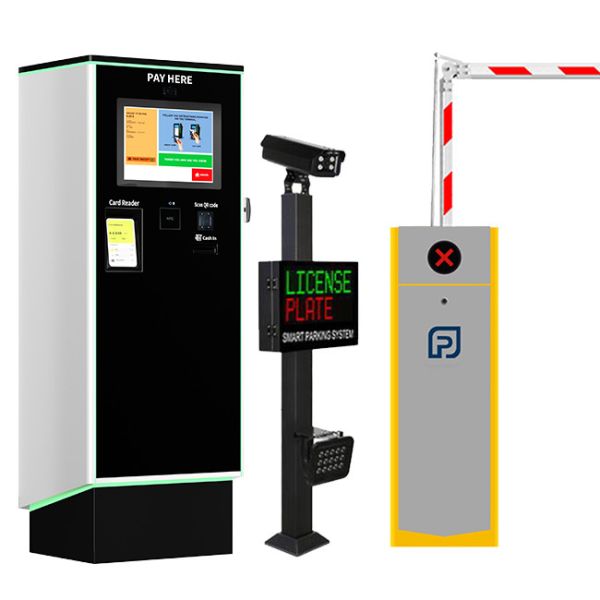 Quality ParkEasy Contactless Parking Machines LPR Solution Parking Kiosk for sale