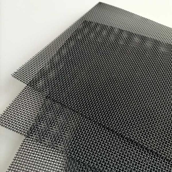 Quality Black Sprayed 18 mesh Bug Proof Window Screens Ss Mosquito Net For Windows 100ft for sale