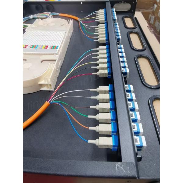 Quality CATV LAN WAN Fiber Optic Patch Panel SC UPC Rack Mount for sale