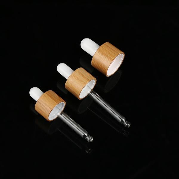 Quality Essential Oil Serum Bamboo Dropper 120ml For Cosmetic Packaging for sale