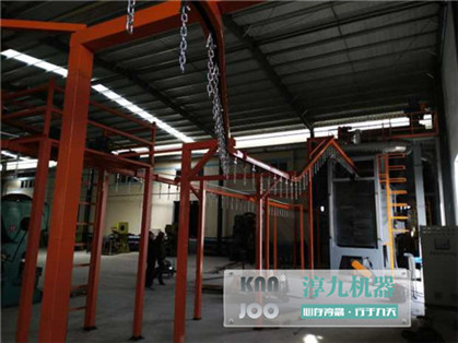 Quality Catenary Continous Hook Shot Blasting Machine Cleaning Valve for sale