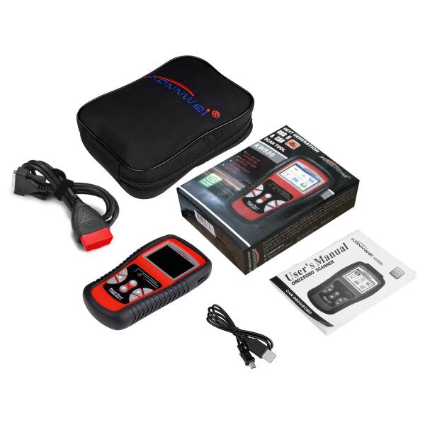 Quality OBD2 Automotive Diagnostic Scanner Engine Fault Light EOBD for 12V Gasoline Car for sale