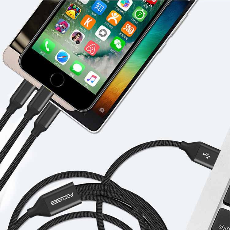 Quality Durable 3 In 1 Multifunctional USB Cable OD 3.5mm for sale