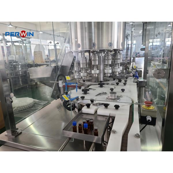 Quality PLC Bus Control Vial Filling Line with Argon Fill for Oxygen Level Below 5% for sale