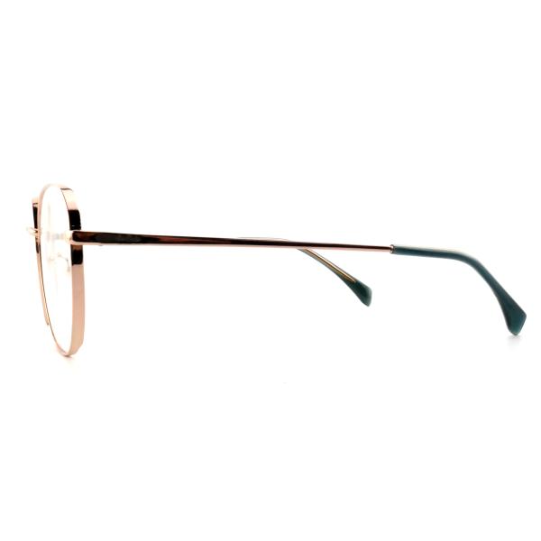Quality FM2590 Executive Optical Metal Frame Full Rim Round Customized Eyewear for sale