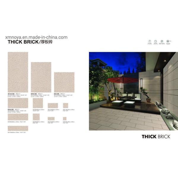 Quality Thick Brick Block Grey Ceramic Paving Tiles in Stone Form for Sustainable for sale