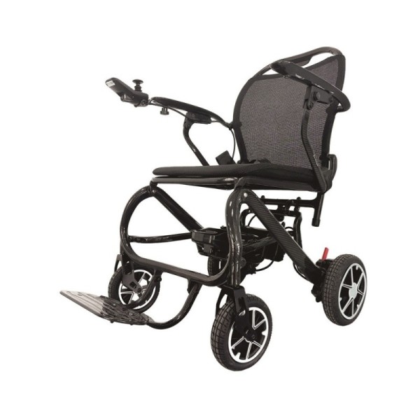 Quality Lightweight Electric Wheelchair with T700 Carbon Fiber Frame and 10km Driving Distance for sale