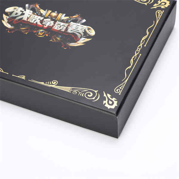 Quality protective Varnish Lift Off Lid Box , Flat Pack Collapsible Paper Box for sale