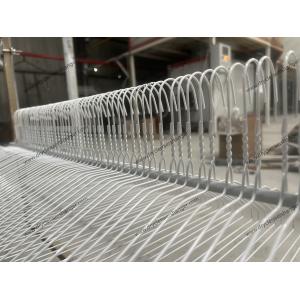 Quality 1.9mm White Color Laundry Wire Hanger 16 Inch Notched Shape for sale
