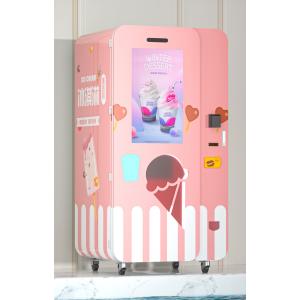 Quality 15s Rapid Dispensing Soft Icecream Vending Machine Automatic Ice Cream Making for sale