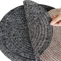 Quality Non-Slip PVC Woven Individual Table Mat for Commercial Buyers Caterers Canteens for sale