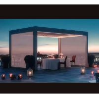 Quality Custom DIY Motorized Aluminum Pergola Cover Patio Roof with Automatic Louvered for sale