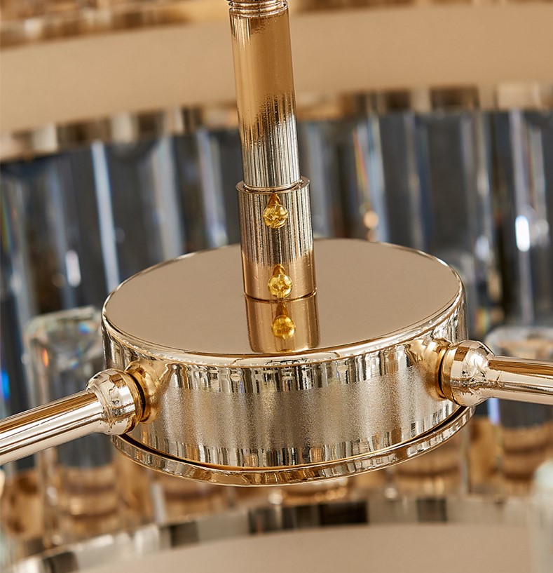 70W 150W Luxury Pendant Lights K9 Crystal Effect Round Pendant ...