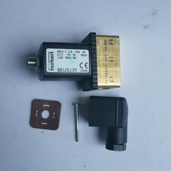 Quality BURKERT direct acting solenoid valve 311-C-5/64-F-SS, 0126139 pressure range 0 for sale