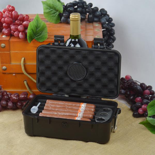 Quality Waterproof IP67 Humidor Cigar Box For 10pcs Cigar for sale