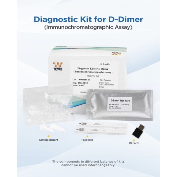 Quality DD D-Dimer Rapid Quantitative Test , Blood Rapid Diagnostic Test Kit for sale